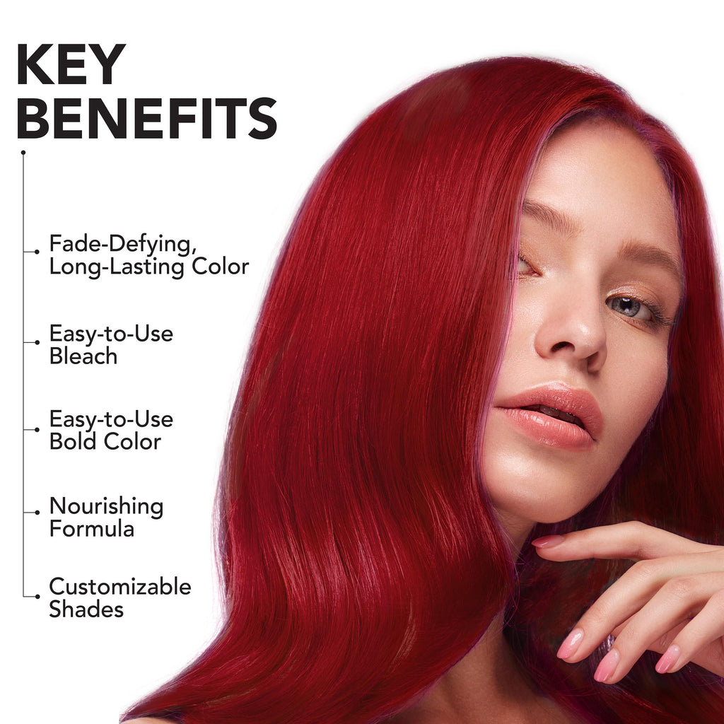Luscious Raspberries: Raspberry Red Semi-Permanent Hair Dye Kit | Splat ...