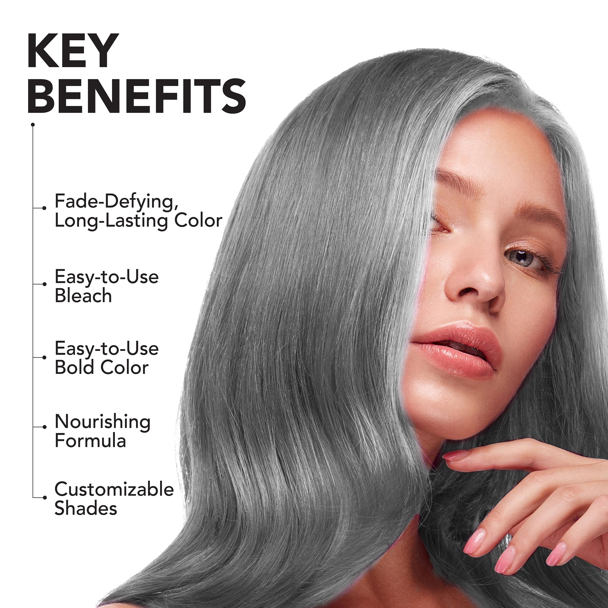 Sinful Silver: Silver Semi-Permanent Hair Dye Kit | Splat Hair Color