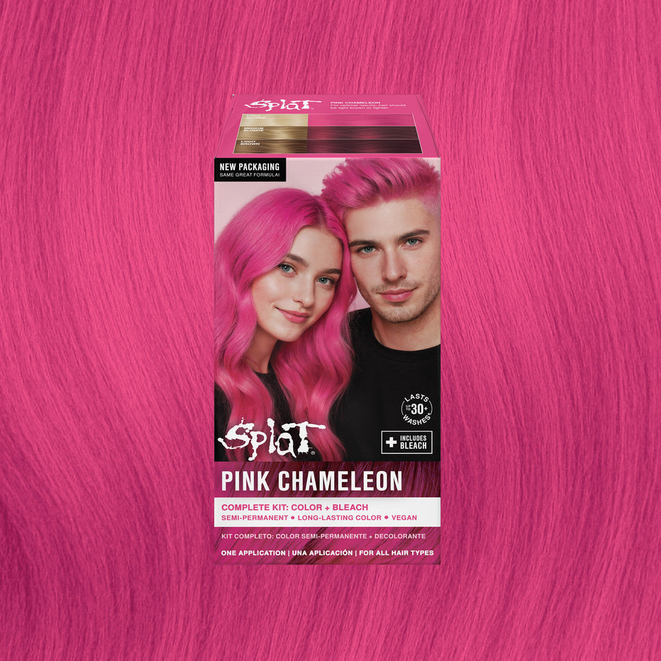 Splat Complete Kit Pink Chameleon – Pink Semi-Permanent Hair Color ...