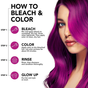 Berry Blast: Purple Semi-Permanent Hair Dye Kit | Splat Hair Color