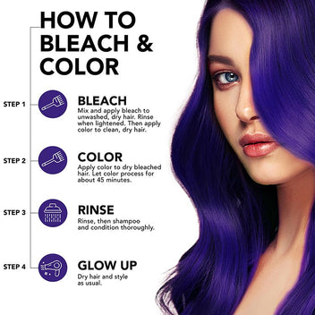 Splat Complete Kit Passionate Purple – Purple Semi Permanent Hair Colo ...