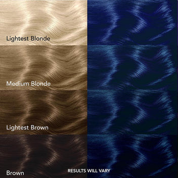 Midnight Azure: No Bleach Blue Semi-Permanent Hair Dye | Splat Hair Color