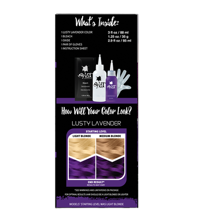 Lusty Lavender: Lavender Semi-Permanent Hair Dye Kit | Splat Hair Color