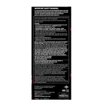 Midnight Magenta: No Bleach Pink Semi-Permanent Hair Dye | Splat Hair Color