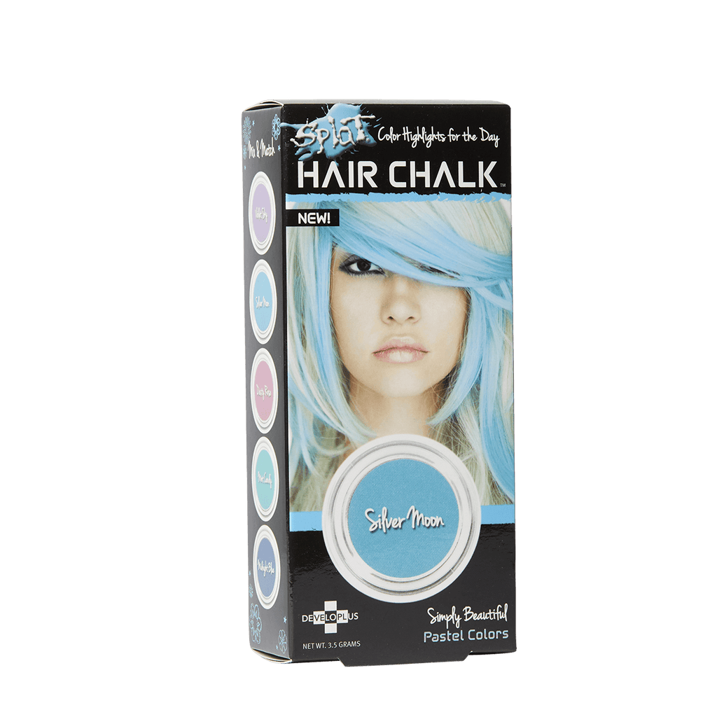 Silver Moon: Silver Hair Chalk | Splat Hair Color