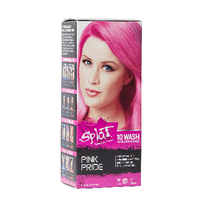 Pink Pride: Pink 10-Wash Semi-Permanent Hair Dye | Splat Hair Color