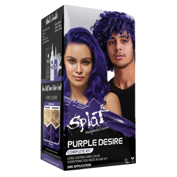Purple Desire: Purple Semi-Permanent Hair Dye Kit | Splat Hair Color