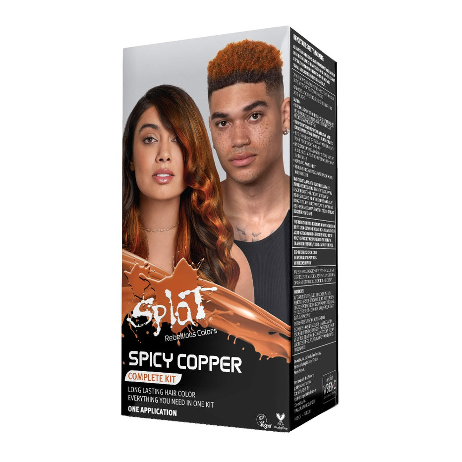Spicy Copper: Copper Semi-Permanent Hair Dye Kit | Splat Hair Color