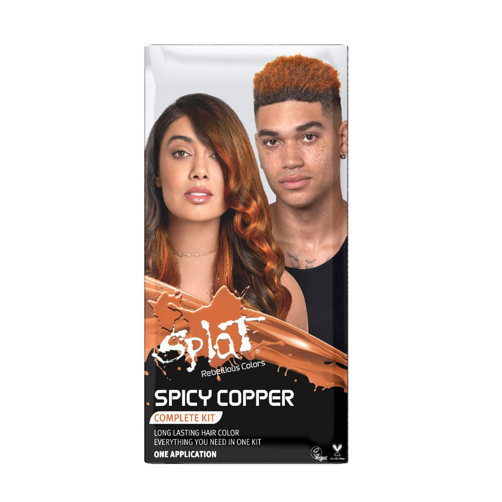 Spicy Copper: Copper Semi-Permanent Hair Dye Kit | Splat Hair Color